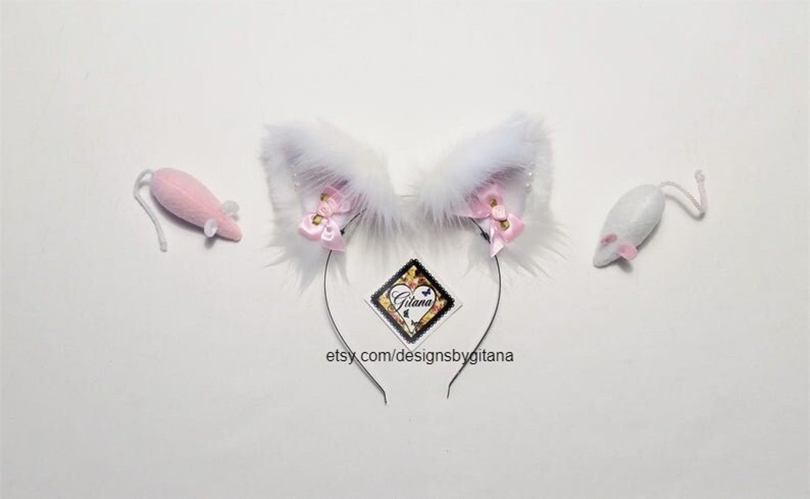 Cat Ear Headband-cat Ears-cat Ear and Tail-cat Headband-cat | Etsy