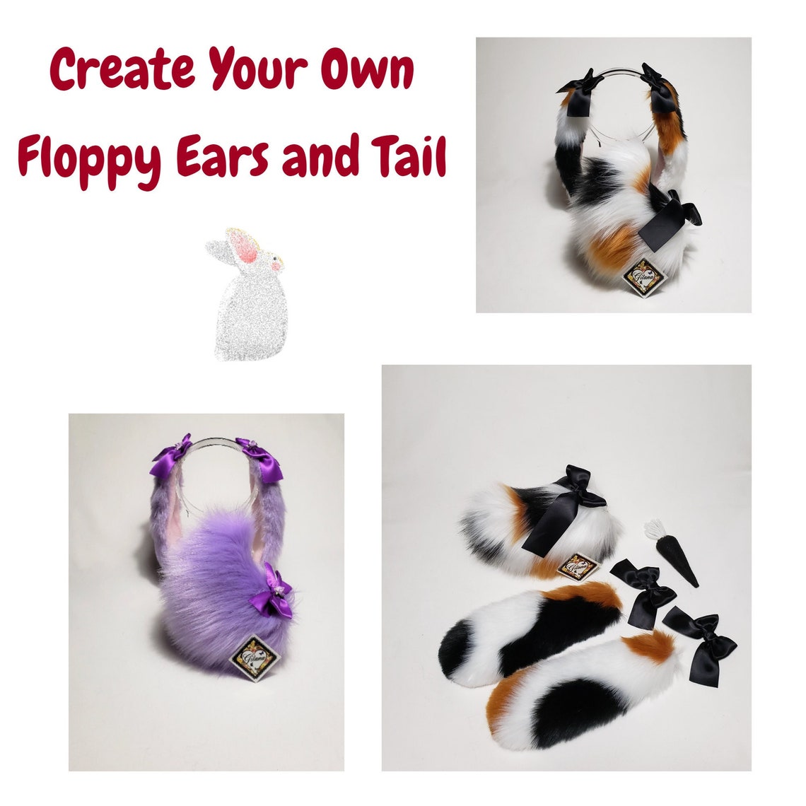 Floppy Bunny Ears Custom Bunny Earsbunny Earsbunny Ears - Etsy