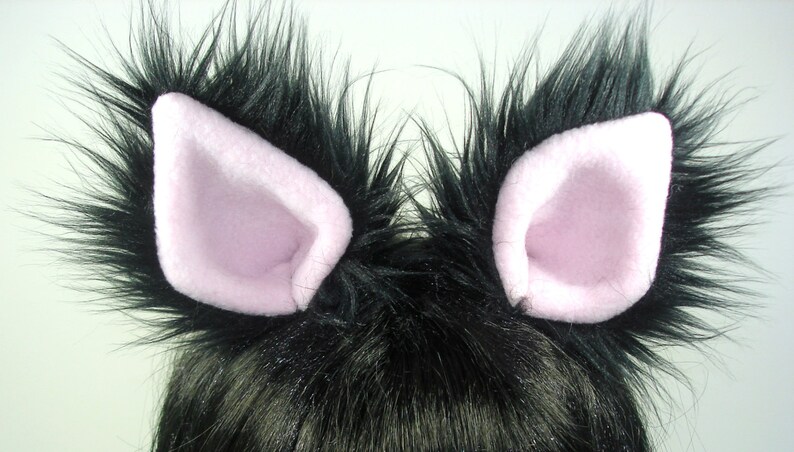 Black Cat Ears And Tail-Cat Costume-Cat Ears and Tail Set-Cat | Etsy