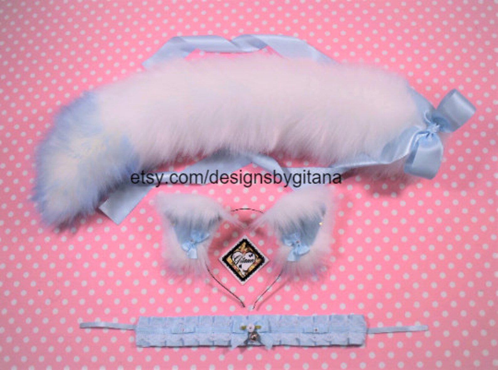 Galaxy Cat Ears and Tail-realistic Cat Ears and Tail-cat Ear - Etsy