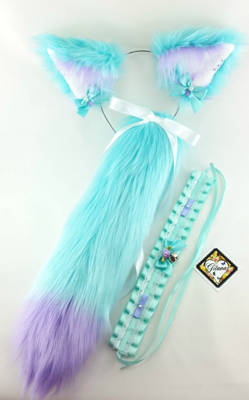 Cat Ears and Tail-Realistic Cat Ears and Tail-Cat Ear | Etsy