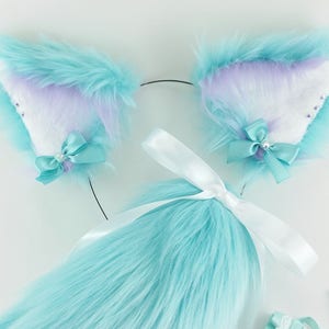 Cat Ears and Tail-Realistic Cat Ears and Tail-Cat Ear | Etsy