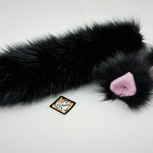 Black Cat Ears And Tail-Cat Costume-Cat Ears and Tail Set-Cat | Etsy