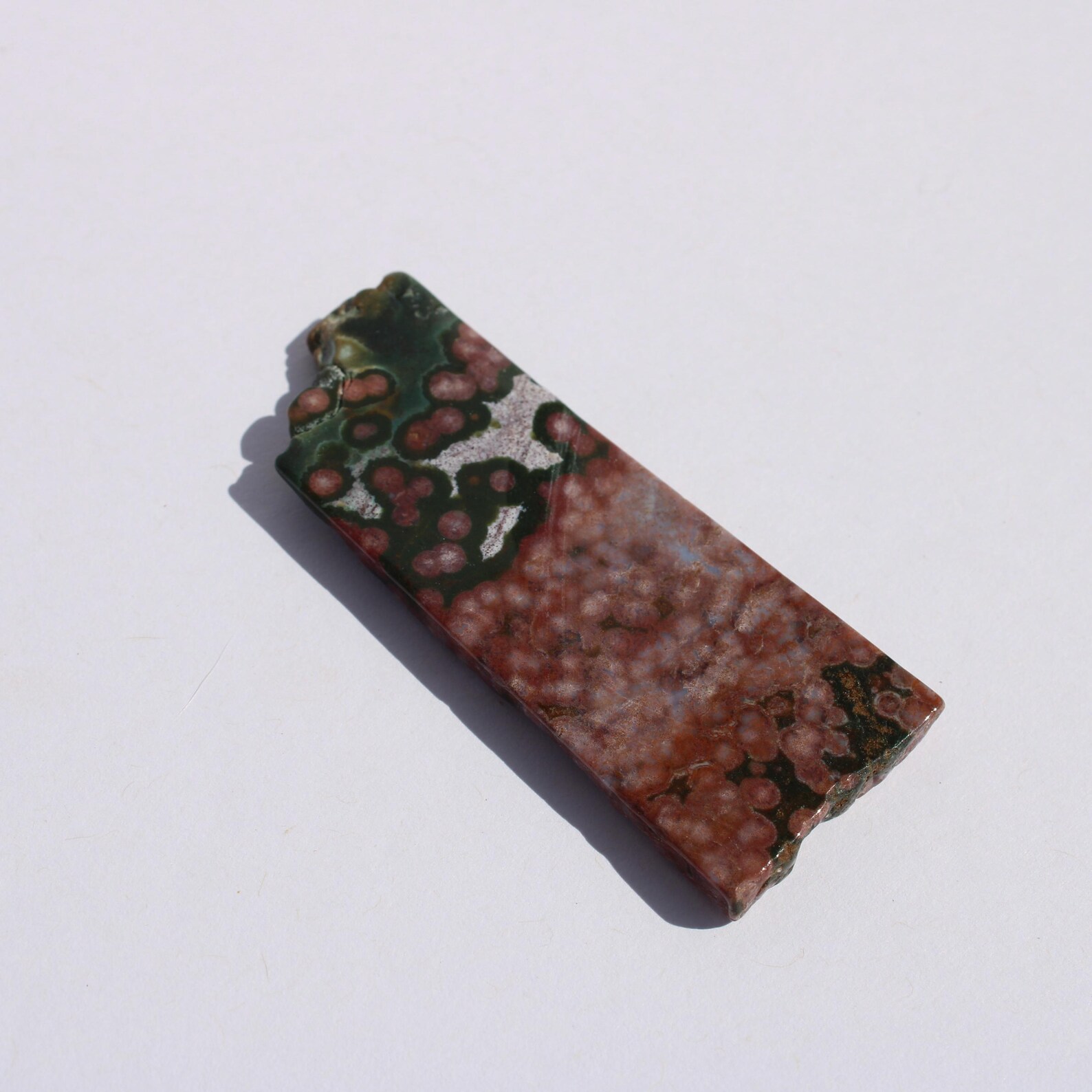 Rare Orbicular Ocean Jasper - Rainbow Sea Jasper With Bright Orbs ...