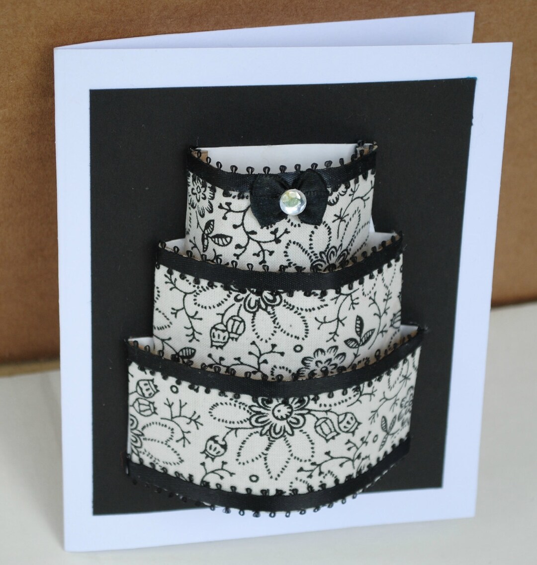 Unique 3D Special Occasion "miniature Cake" Card - Etsy
