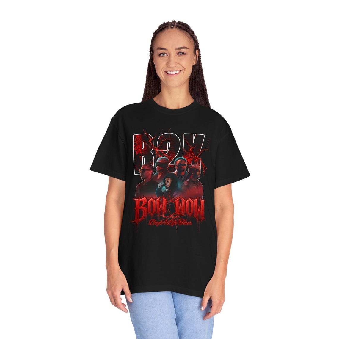 B2K Bow Wow Boys4life Tour PNG File : B2K Concert 2026 Tshirt Design ...