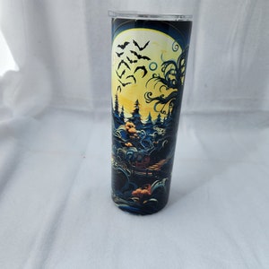 3D Haunted House Tumbler - Etsy