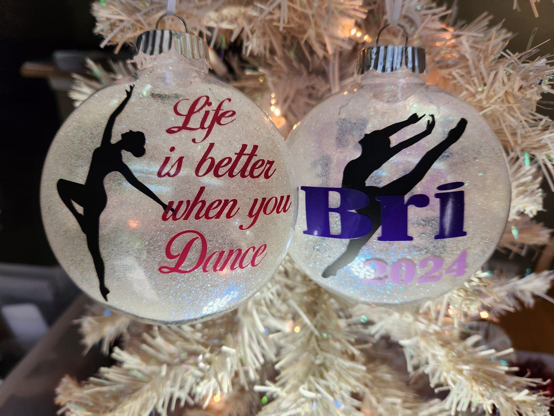 Dancer Ballerina Christmas Ornament. Dance Mom Ornament - Etsy