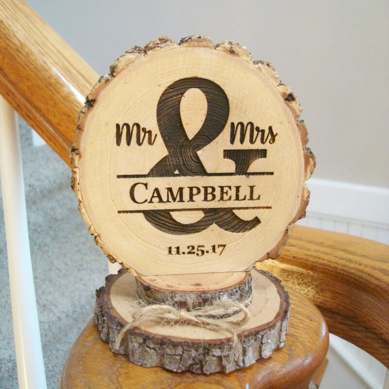 Engraved Wood Slice - Etsy