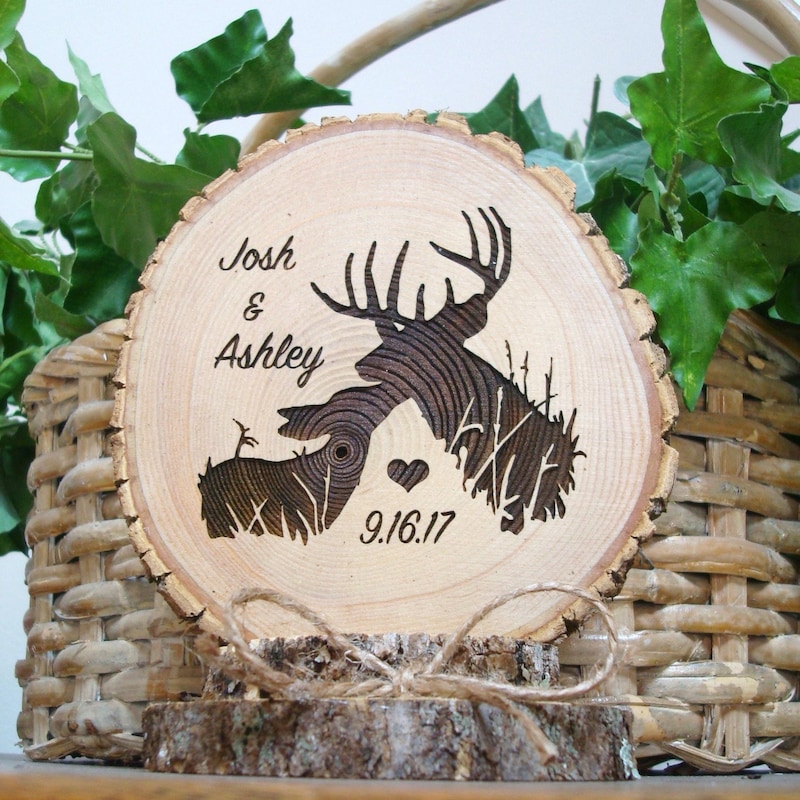 Deer Wedding Cake Topper - Etsy