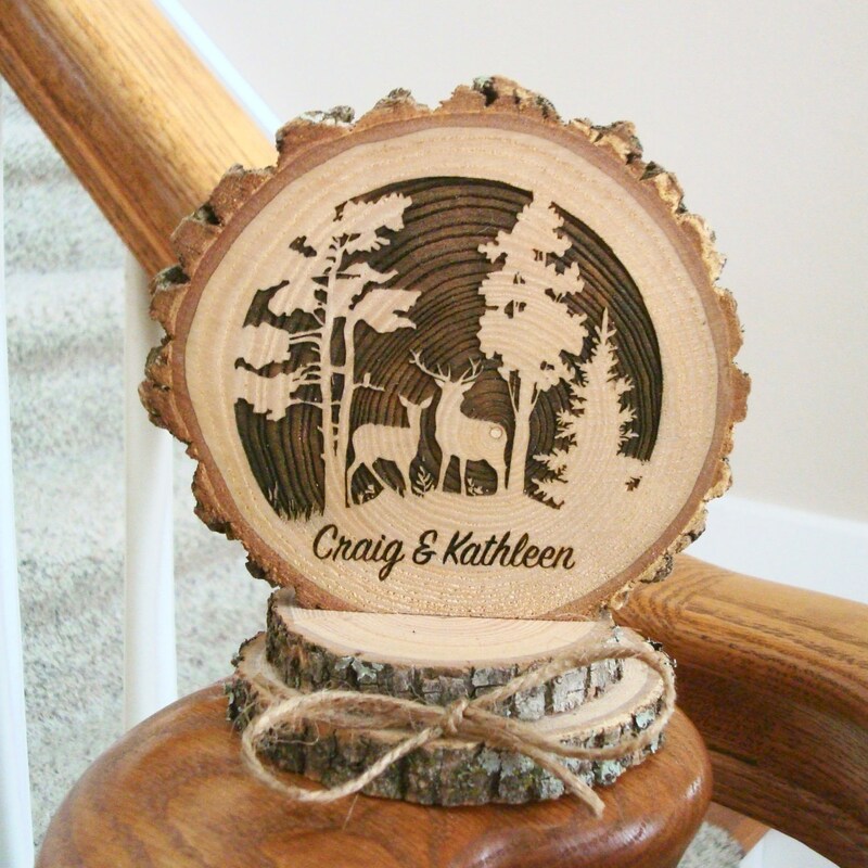 Wood Wedding Cake Topper - Etsy