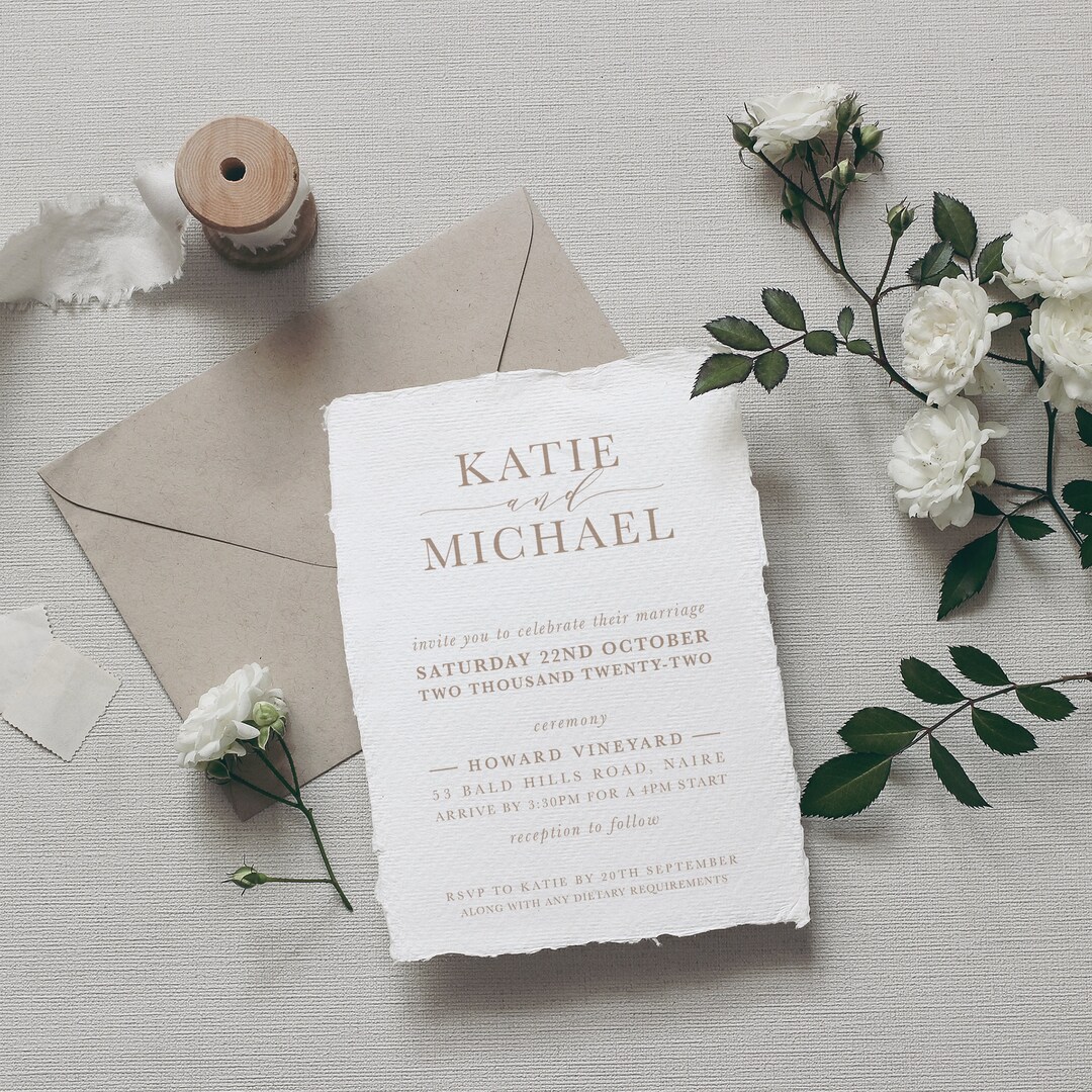 ALCHEMY DESIGN Wedding Invitations printable digital modern elegant ...