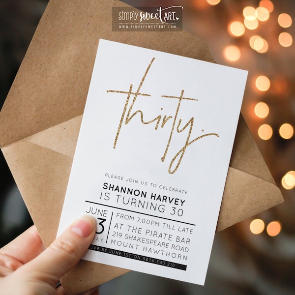 Posh Invitation - Etsy