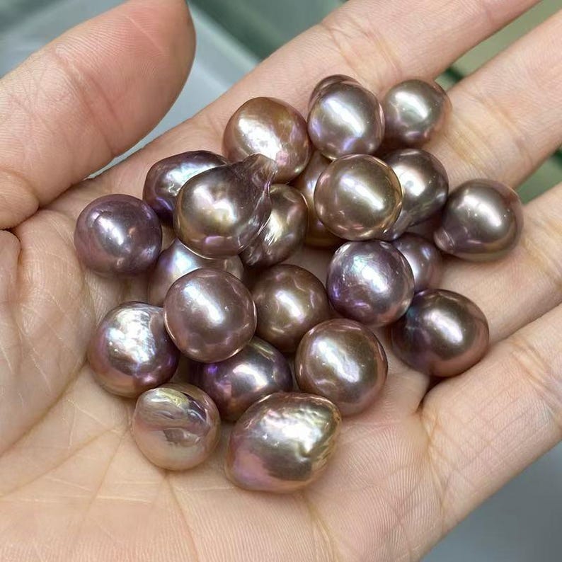 9-15 Mm Natural Lavender Fresh Water Loose Baroque Pearl - Etsy