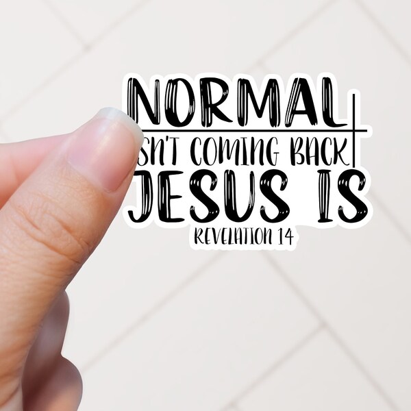 Jesus is Coming Sticker - Etsy