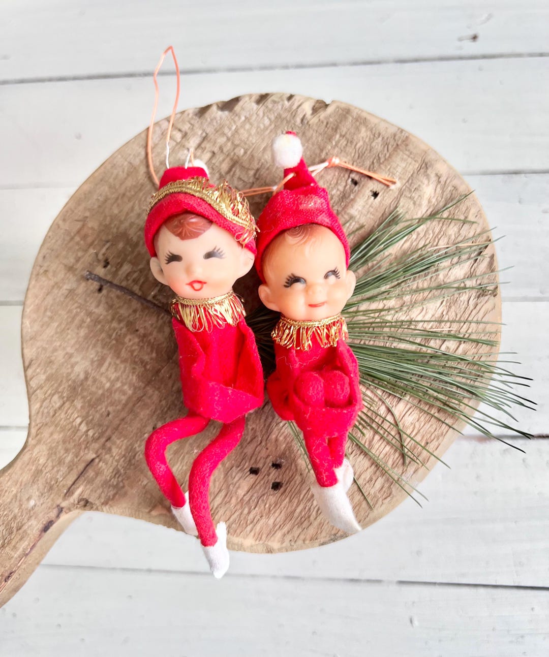 Midcentury Knee Hugger Elves, Made in Japan - Etsy
