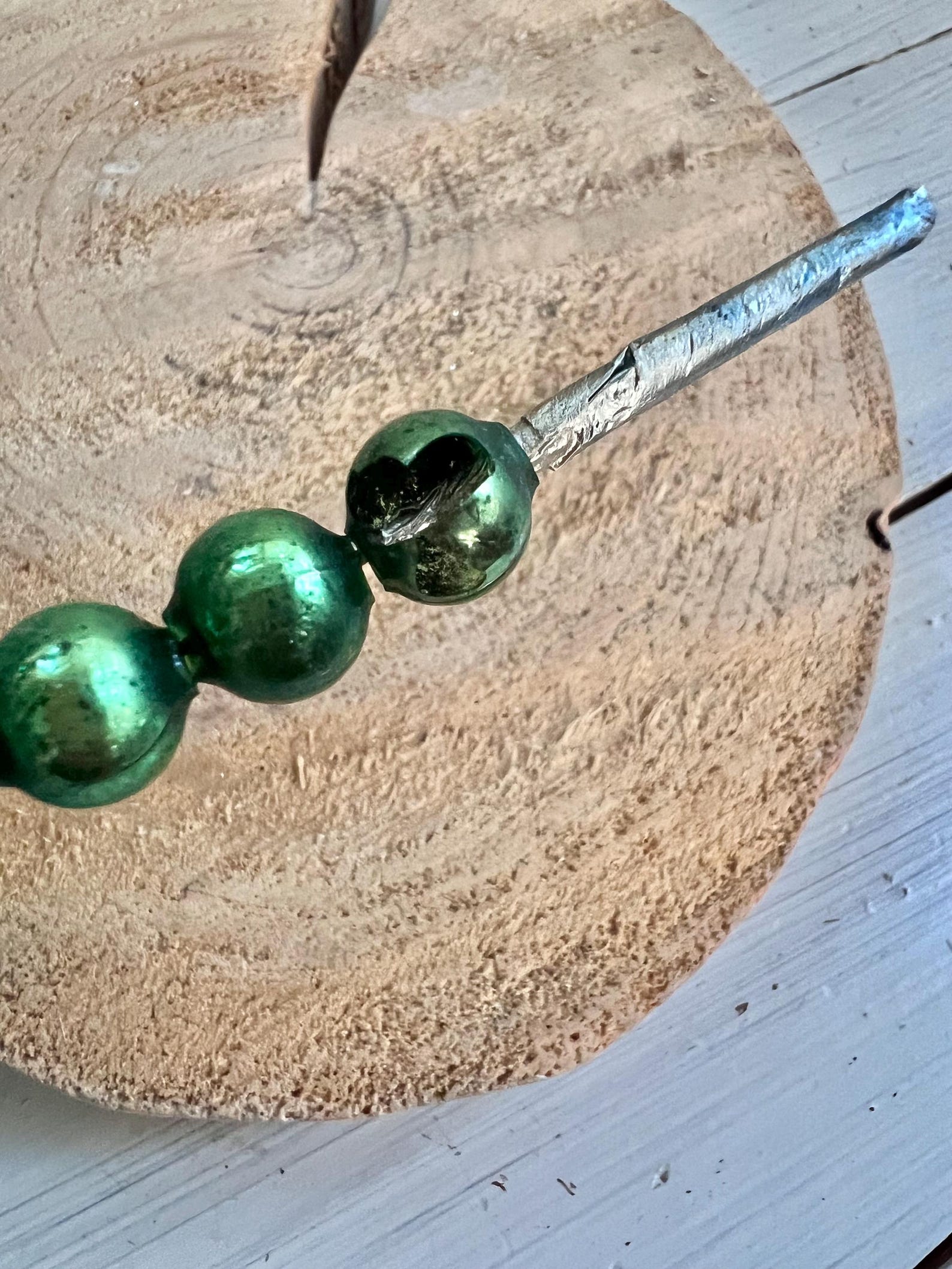 24 Midcentury Rare Lg Balls Mercury 18” Long Stem Christmas Picks - Etsy
