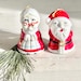 Mid-century Kitsch Santa & Mrs Claus Figurine Ornaments - Etsy