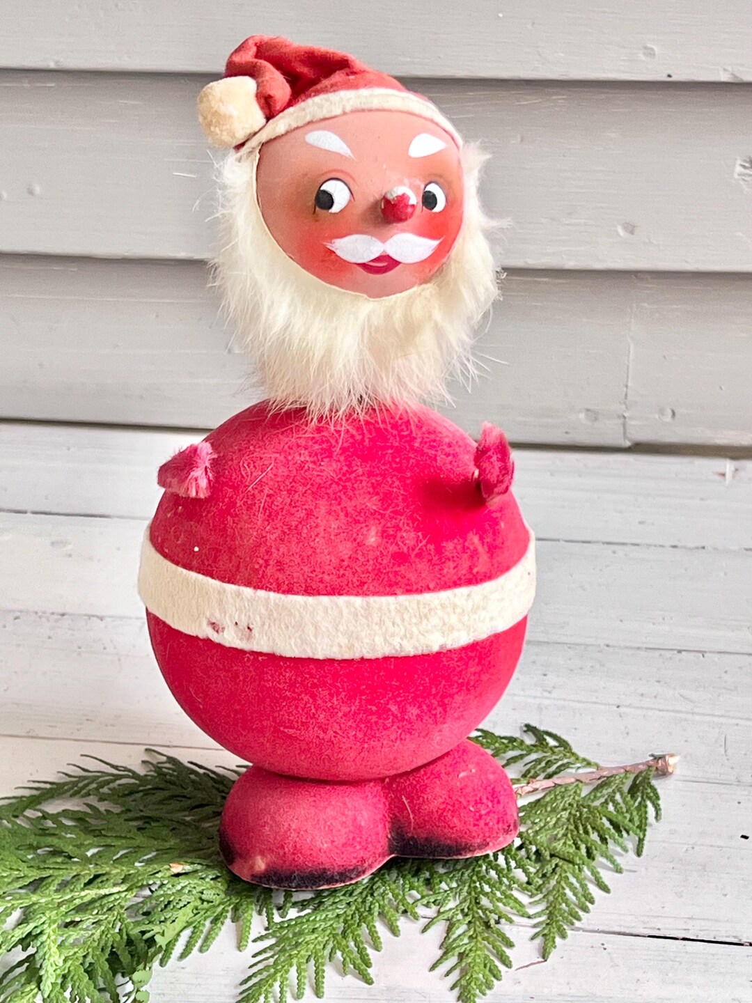 1950’s Midcentury Bobblehead Santa Candy Container - Etsy