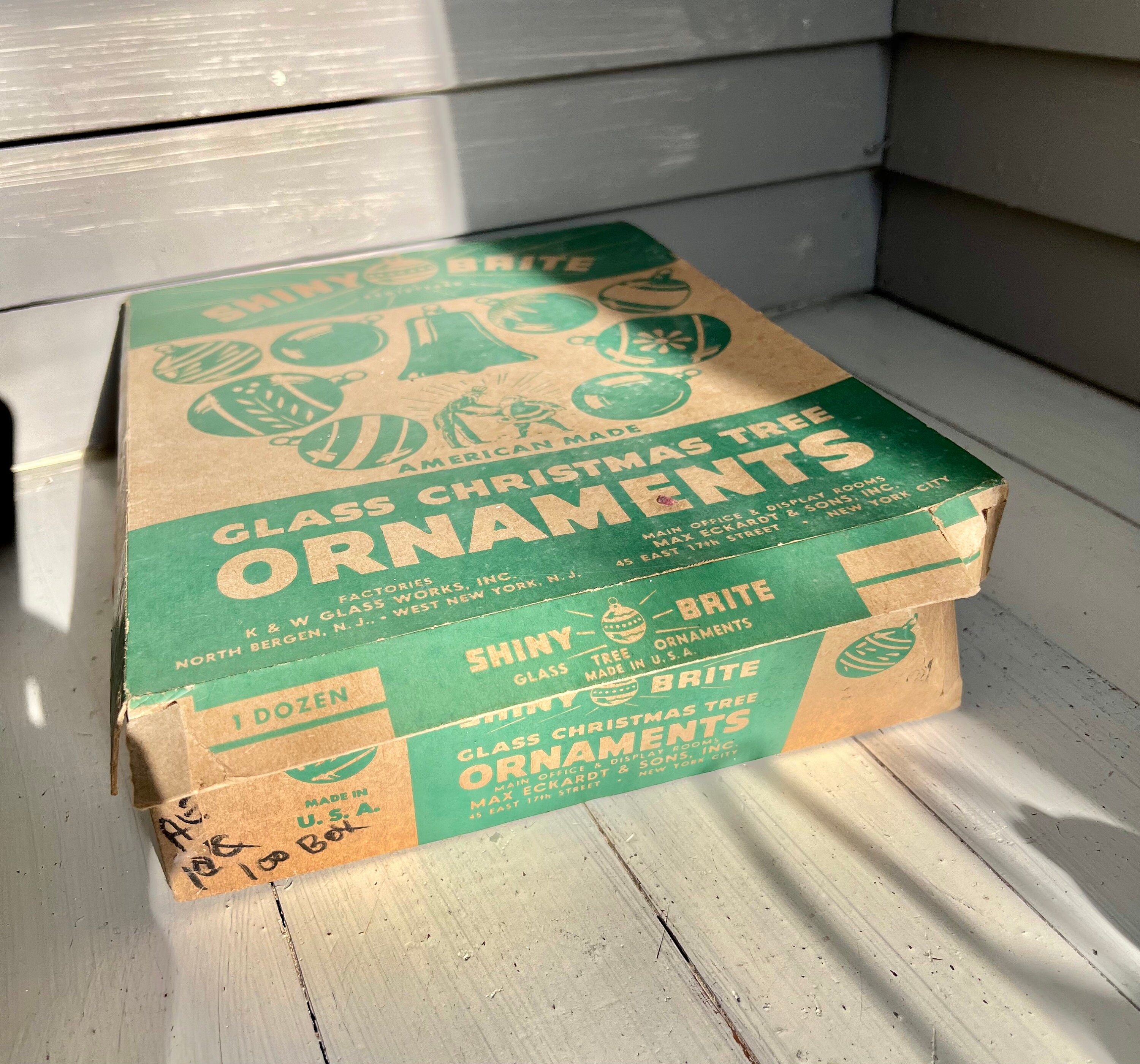 Midcentury Shiny Brite Box - Etsy