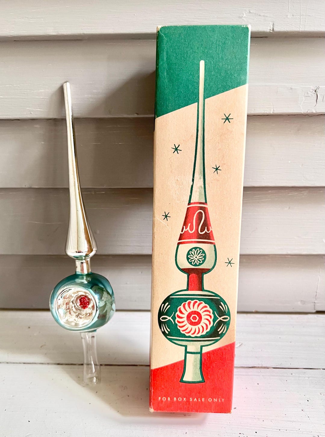 Original 1950s Shiny Brite Tree Topper - Etsy