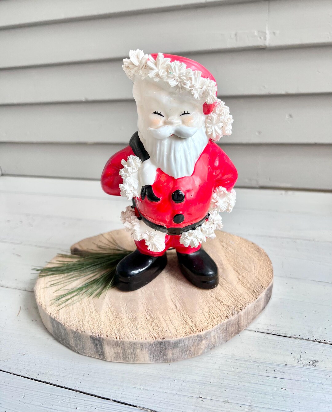 1950’s Midcentury Spaghetti Napco Santa - Etsy