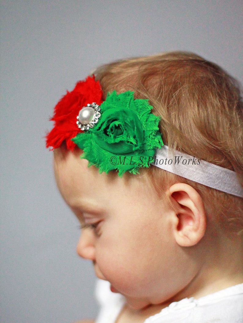 The Classic Christmas Baby Headband Little Girl's - Etsy
