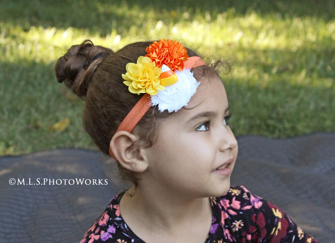 The Candy Corn Halloween Headband - Baby Girl's First Halloween ...