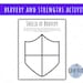 Shield of Bravery Activity: Resilience & Strengths Worksheet (PDF) - Etsy