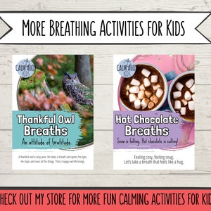 Breathing Exercise for Kids I Breathing Poster I Calm Corner I Calming ...