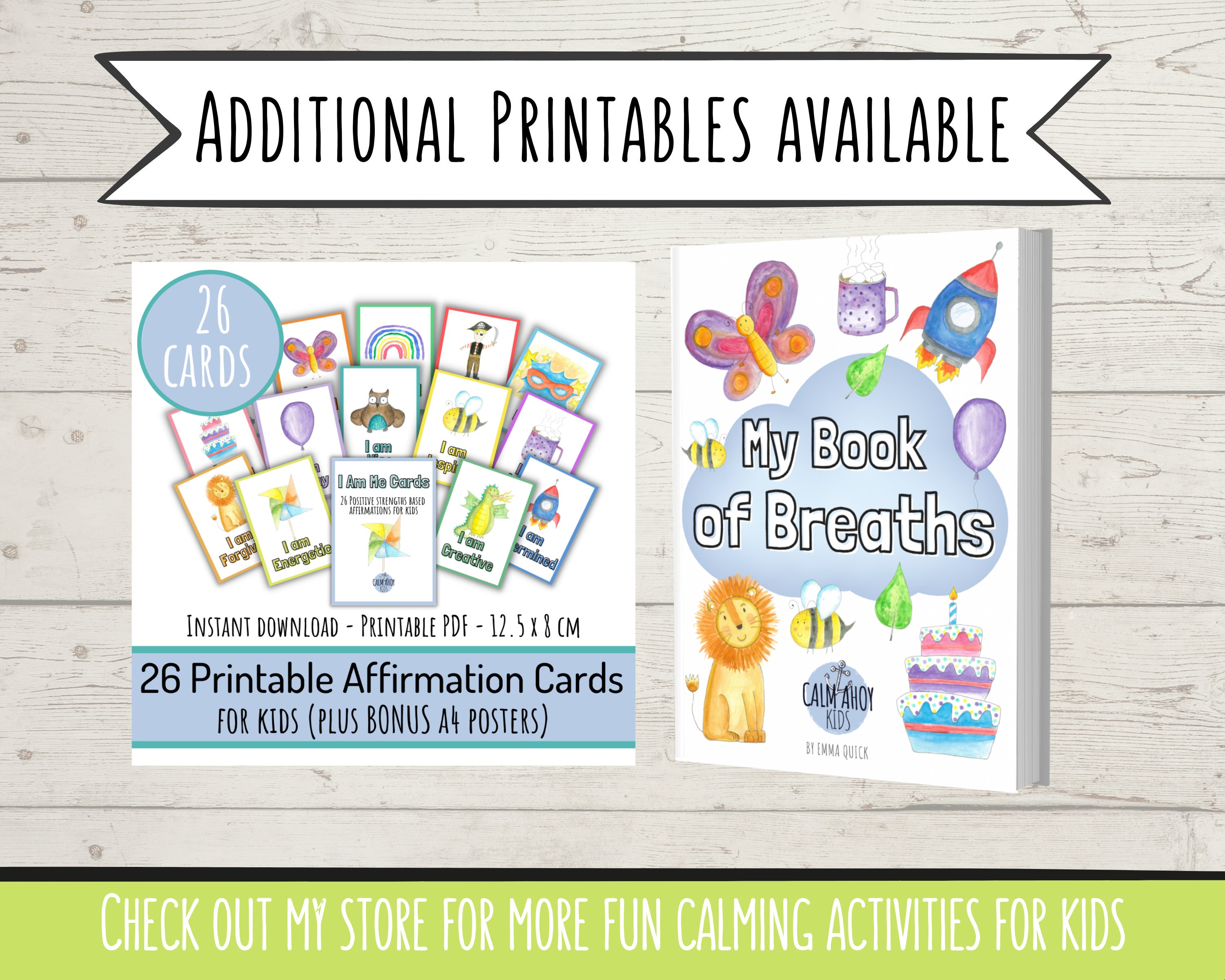 Printable Positive Affirmation Cards and Posters for Kids I Self Esteem ...