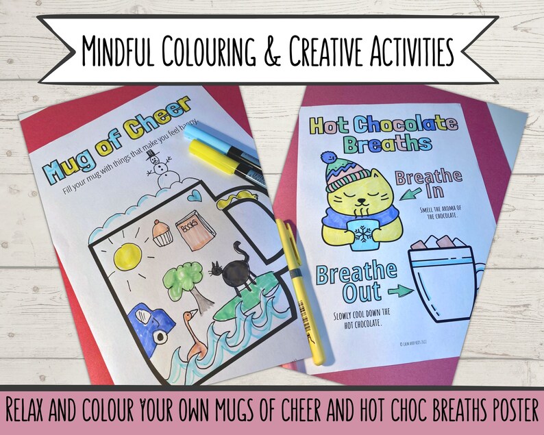 Hot Chocolate Breaths: Kids Relaxation Activity & Posters (PDF) - Etsy UK
