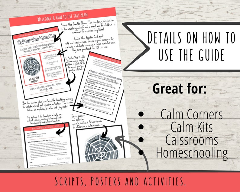 Breathing Exercise for Kids I Breathing Poster I Calm Corner I Calming ...