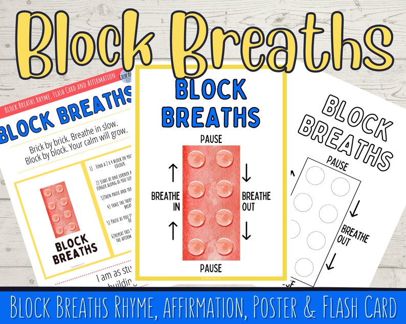 Breathing Activity for Block Loving Kids Mindful Brick Building Well ...