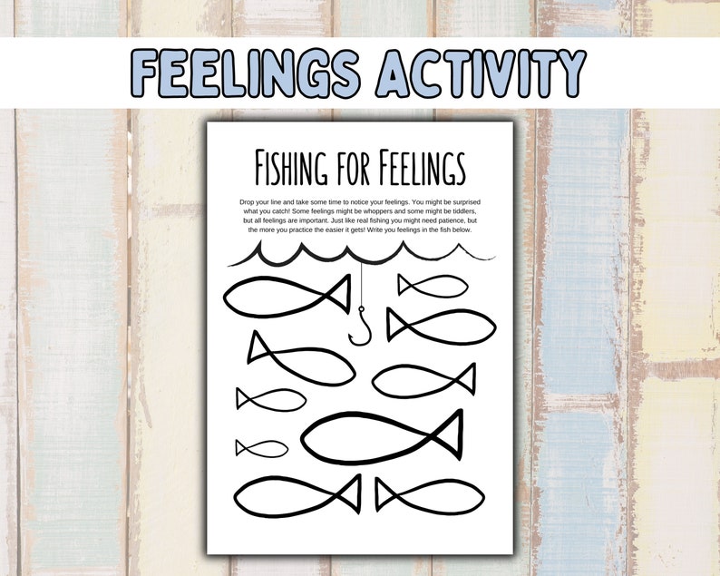 Fishing for Feelings Activity: Ocean Themed Social Emotional Learning ...