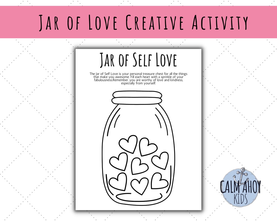 Jar of Self Love Self Esteem Activity for Teens and Children ...