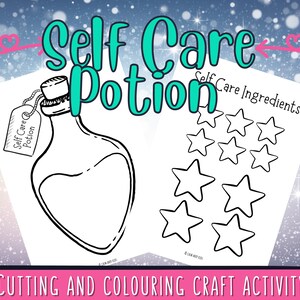 Self Care Printable Activity for Kids | Self Care Spells Well-being ...