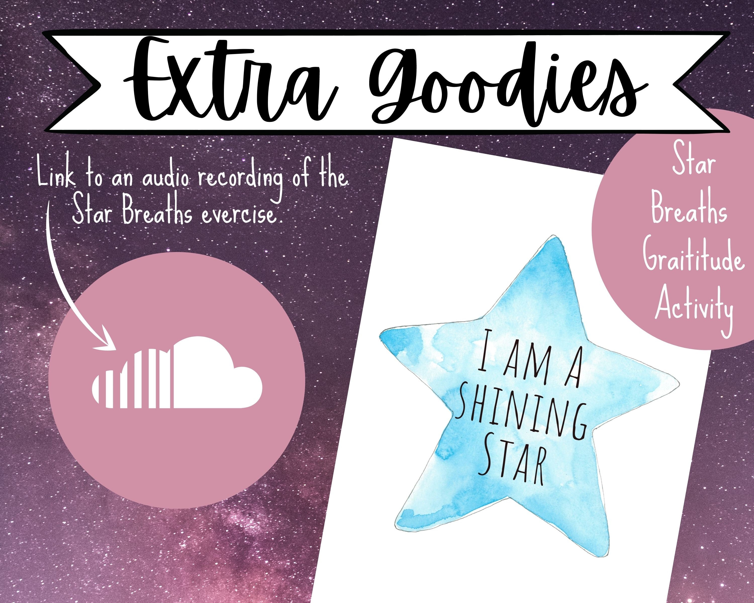 Breathing Activity for Kids, Star Breaths Printable Relaxation and ...