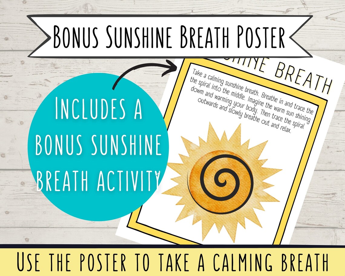 Happy Place Visualisation Worksheets for Kids | SEL 5 Senses Reflection ...