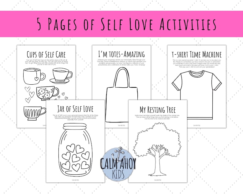 5 Self Love Activities for Building Self Esteem and Practicing Self ...