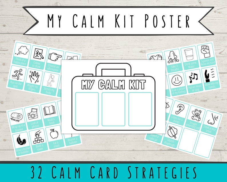 Calming Corner Kit I Printable Calm Corner I Calm Down Posters I Kids ...