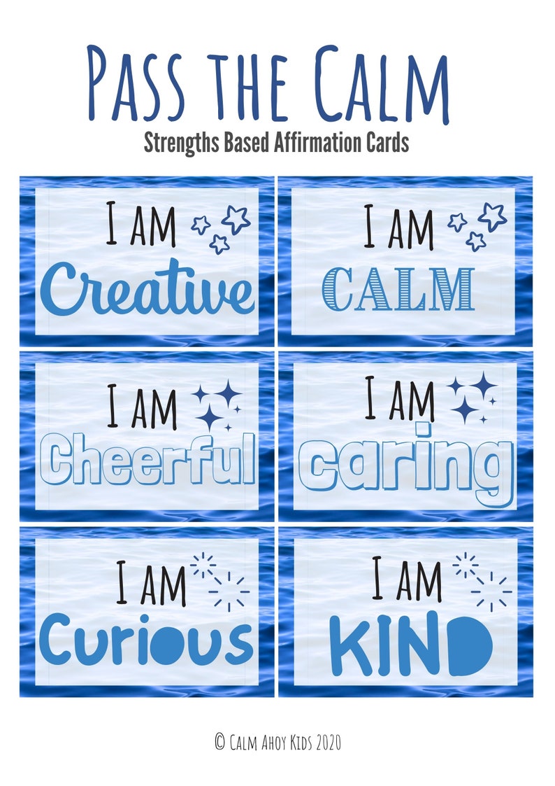 Pass the Calm - Strengths Based / Mindfulness Pass the Parcel ...