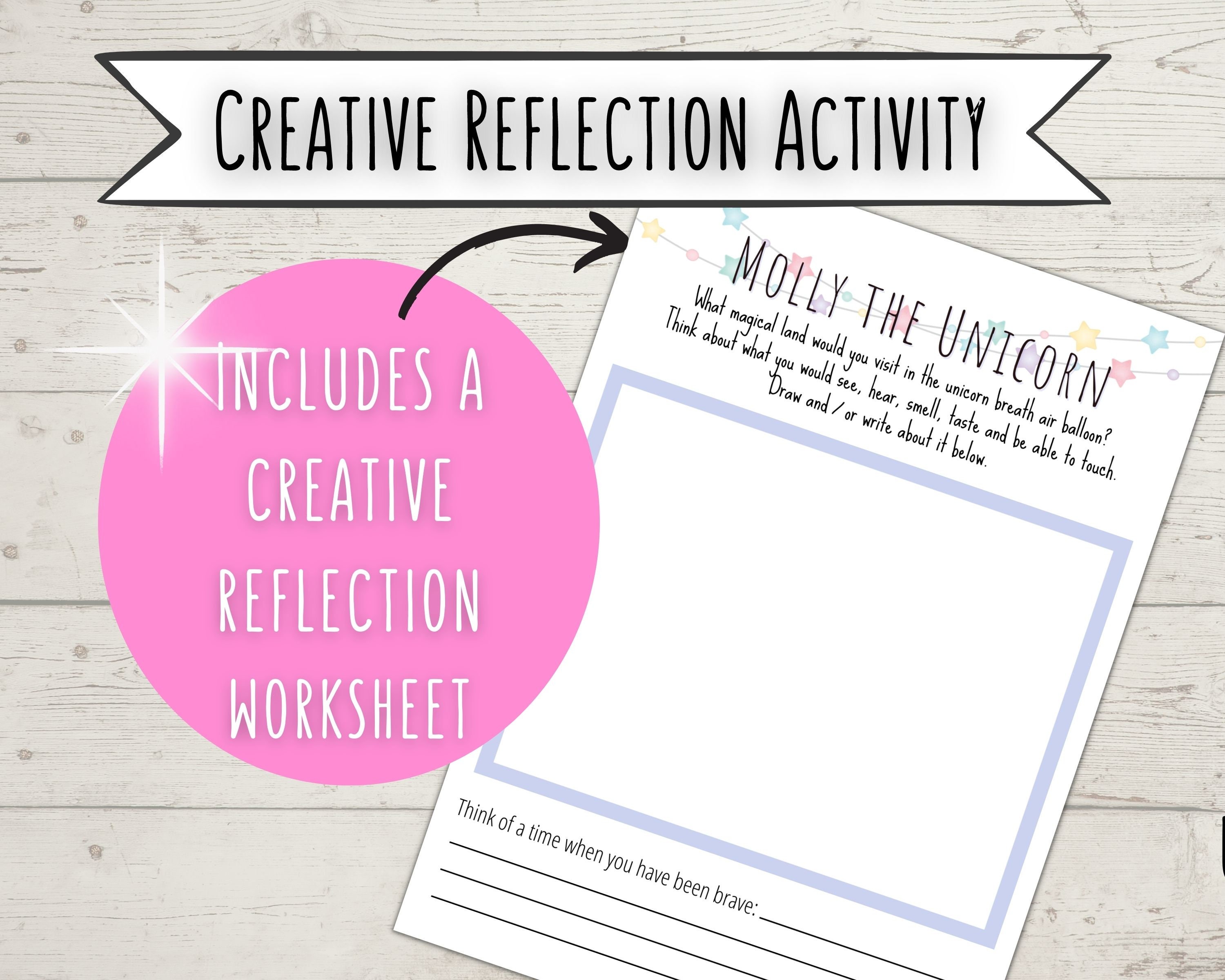 Unicorn Story and Breathing Activity for Kids Mindfulness Printable ...