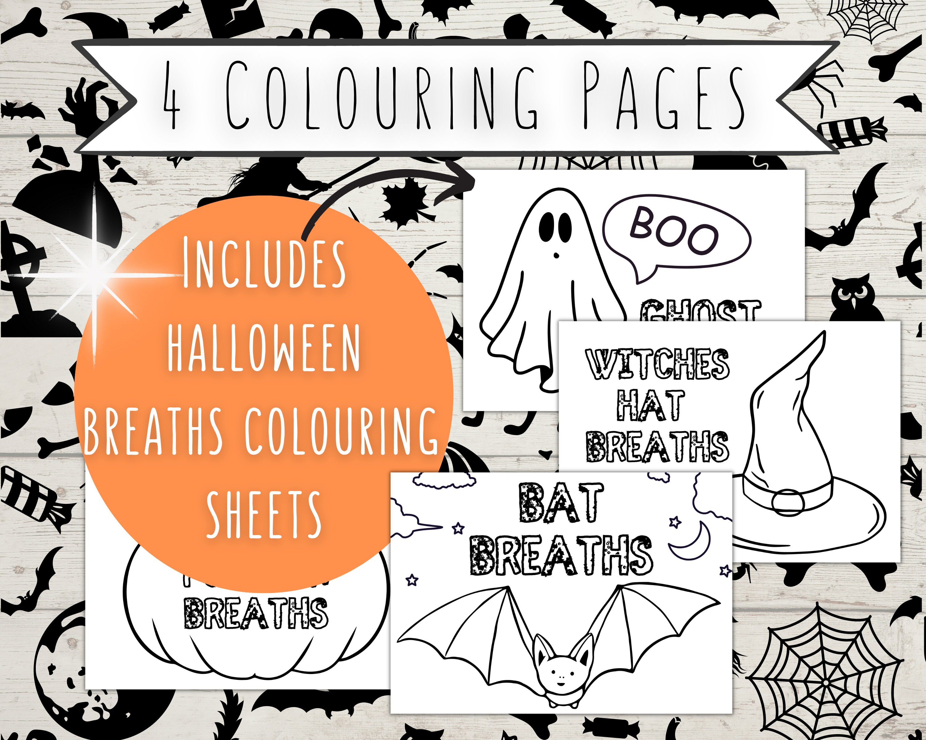 Halloween Breathing Activities for Kids | Printable Spooky Pumpkin ...
