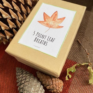 Kids Printable Relaxation Activity, Leaf Breaths a Mindful Nature ...