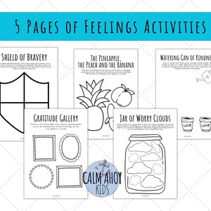 20 Fun Creative Well Being Worksheets for Kids, Teens and Adults Bundle ...