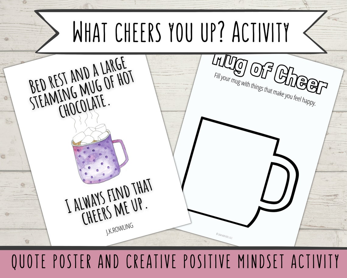 Kids Printable Relaxation Activity, Hot Chocolate Breaths a Mindful ...