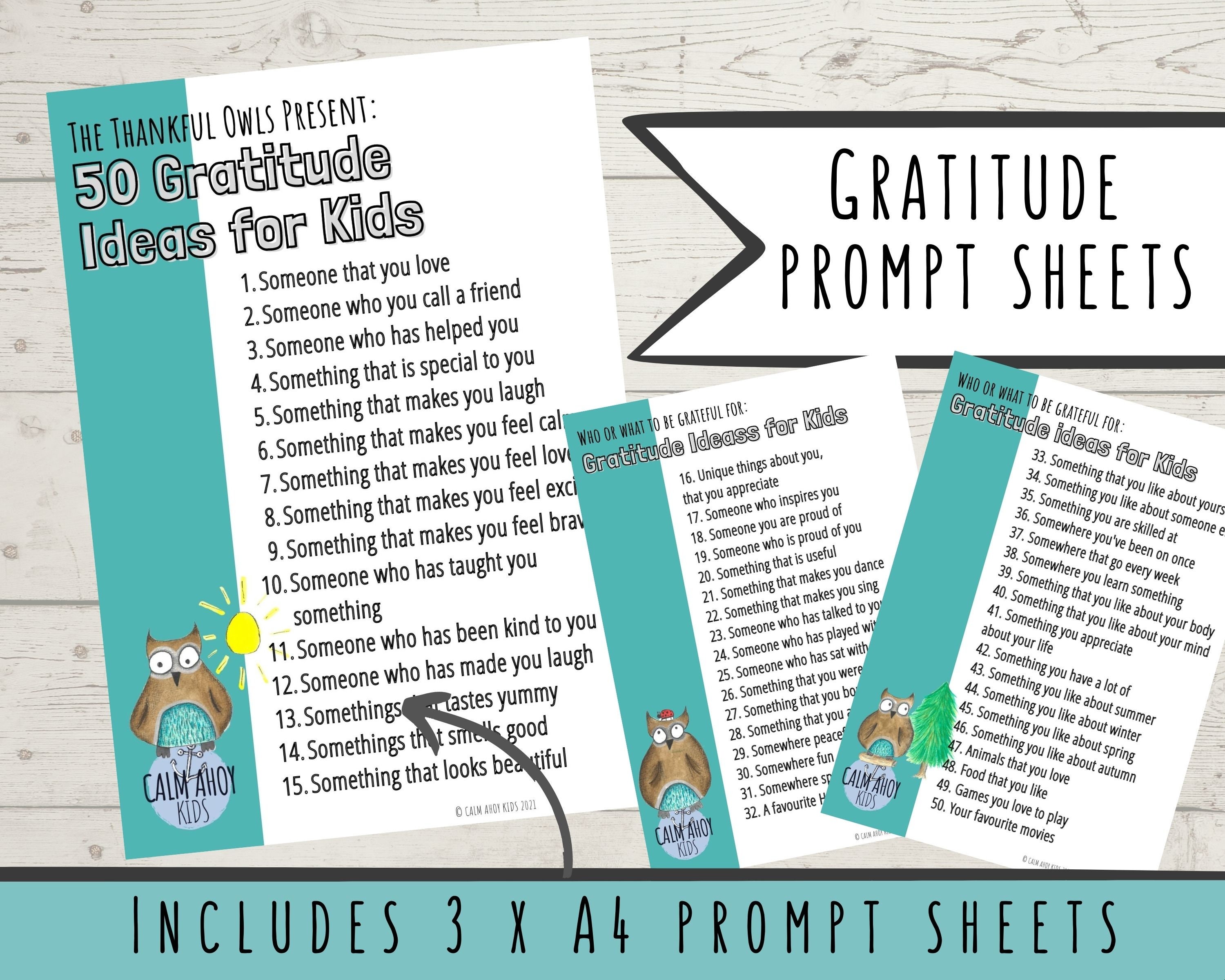 Printable Gratitude Workbook for Kids | Positivity and Mindset ...