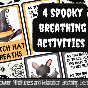 Halloween Breathing Activities for Kids | Printable Spooky Pumpkin ...