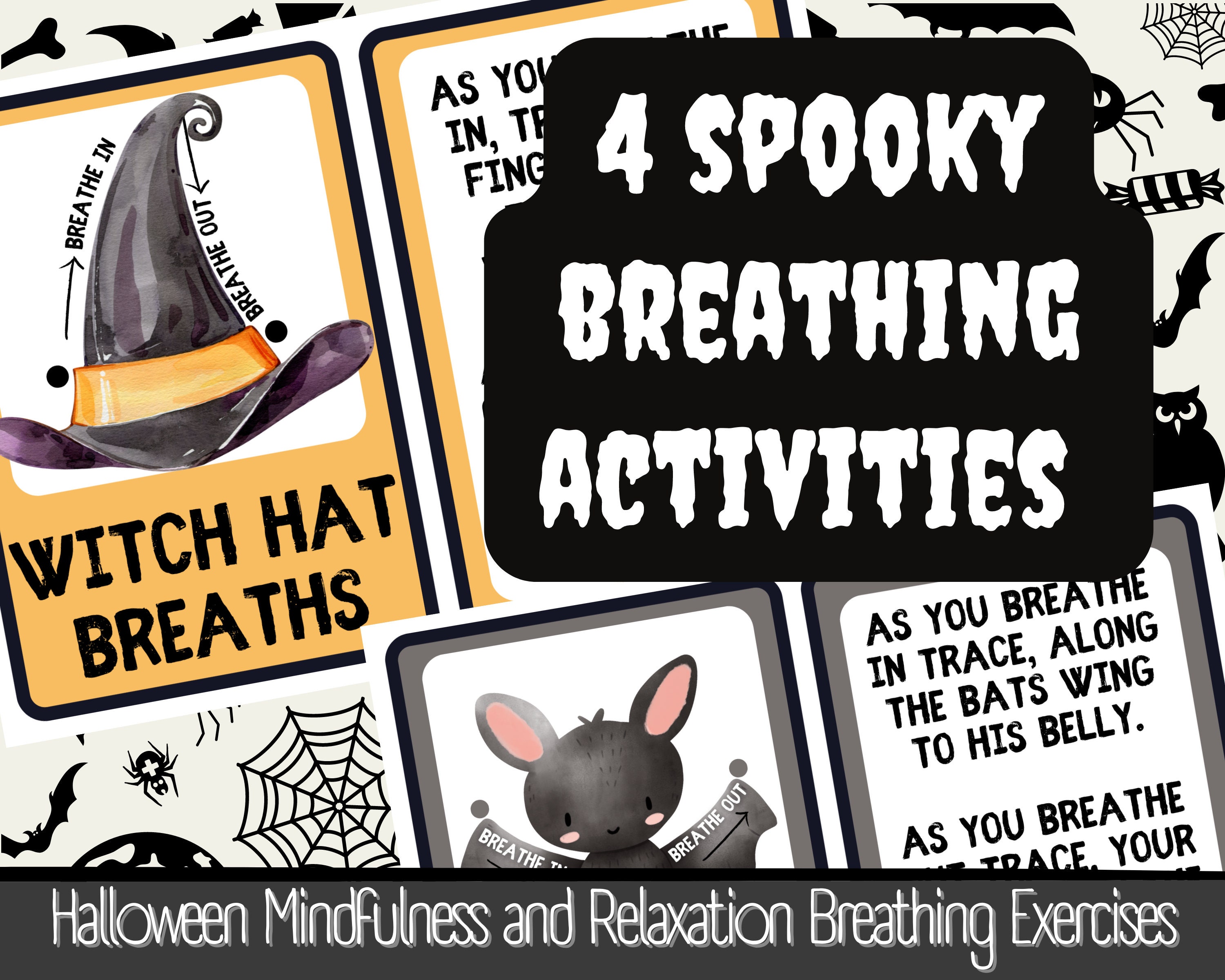 Halloween Breathing Activities for Kids: Spooky Pumpkin Breaths ...